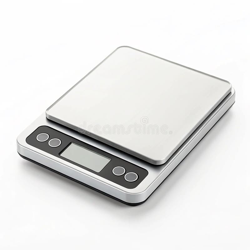 Kitchen Scale Icon Isolated on White Background from Technology Devices ...