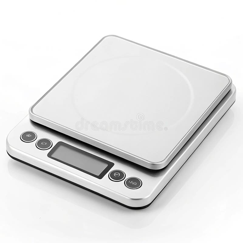 Kitchen Scale Icon Isolated on White Background from Technology Devices ...