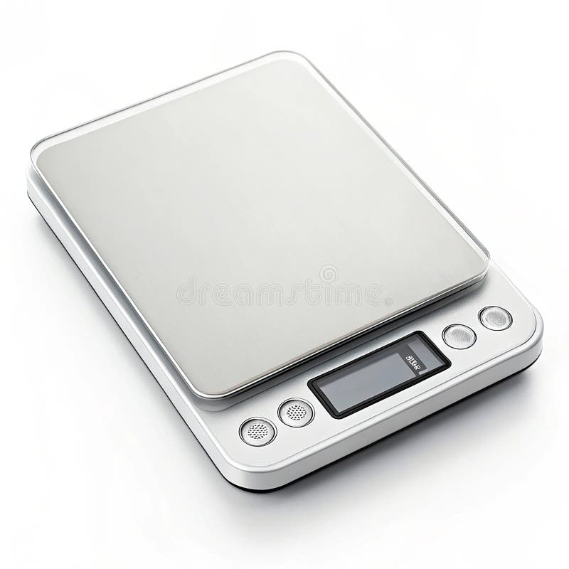 Kitchen Scale Icon Isolated on White Background from Technology Devices ...