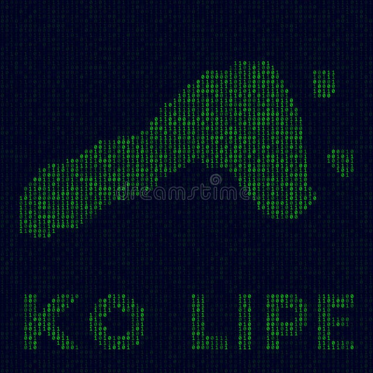 Digital Ko Lipe logo. stock vector. Illustration of data - 183782583