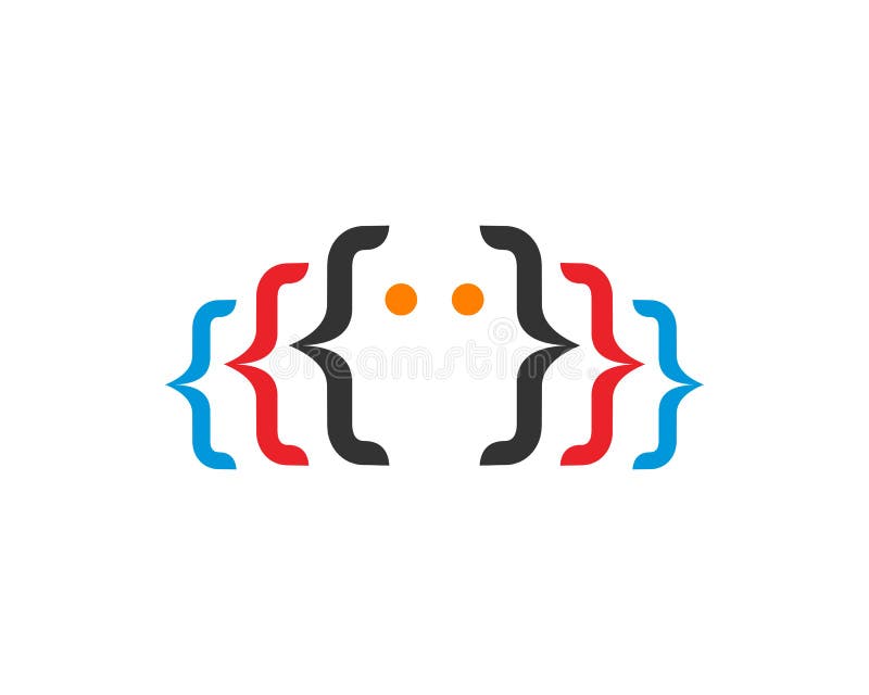 Digital Kod Logo Template Design Vector Stock Illustrationer ...