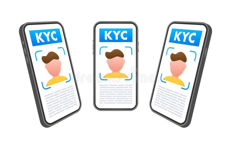 Digital KYC Process on Smartphone with Facial Recognition Technology ...