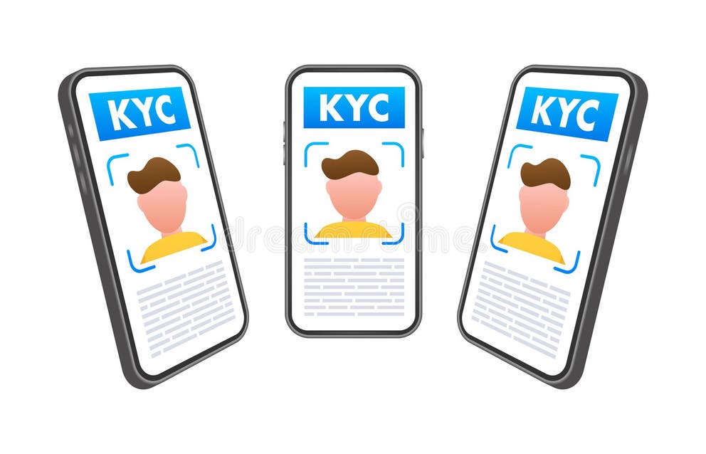 Digital KYC Process on Smartphone with Facial Recognition Technology ...