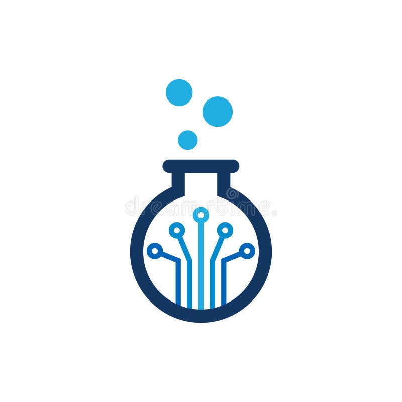 Digital Lab Logo Icon Design Stock Vector - Illustration of connection ...