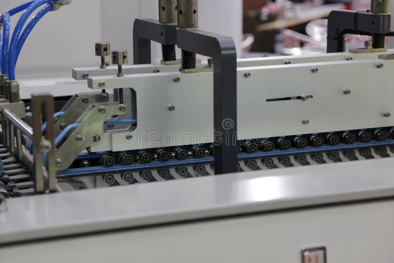Digital Label Production Machine Stock Image - Image of industrial ...