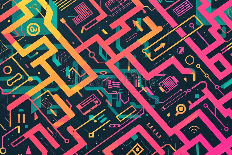 Labyrinth Puzzles Stock Illustrations – 1,305 Labyrinth Puzzles Stock ...