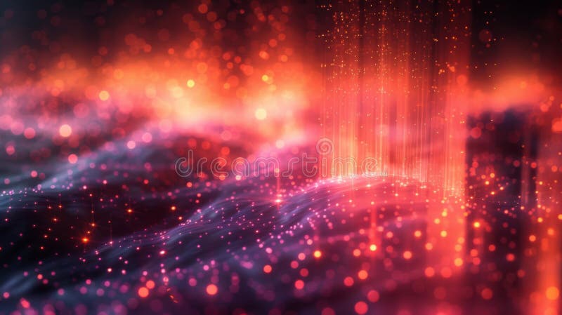 A Digital Landscape Filled with Interconnected Devices Representing the ...