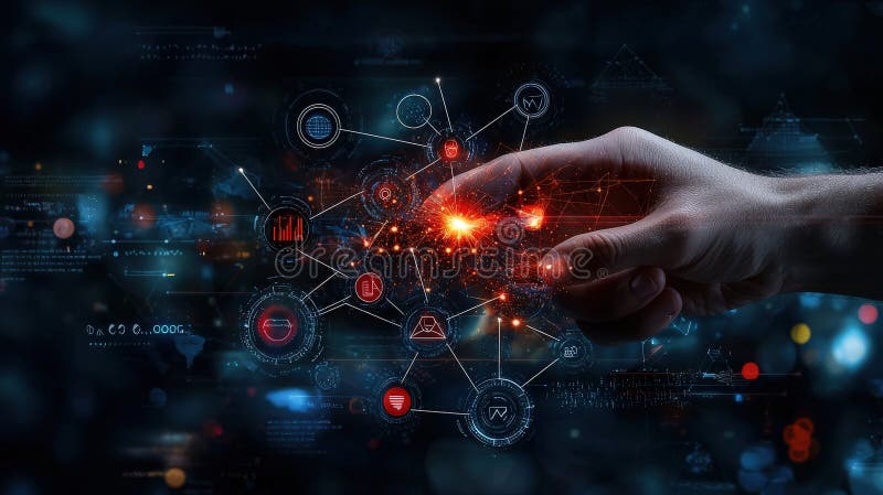 Digital Landscape Infographic Exploring Innovative Technology Trends ...