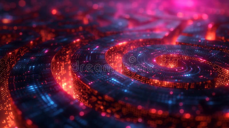 A Digital Landscape with a Mazelike Structure Representing the ...