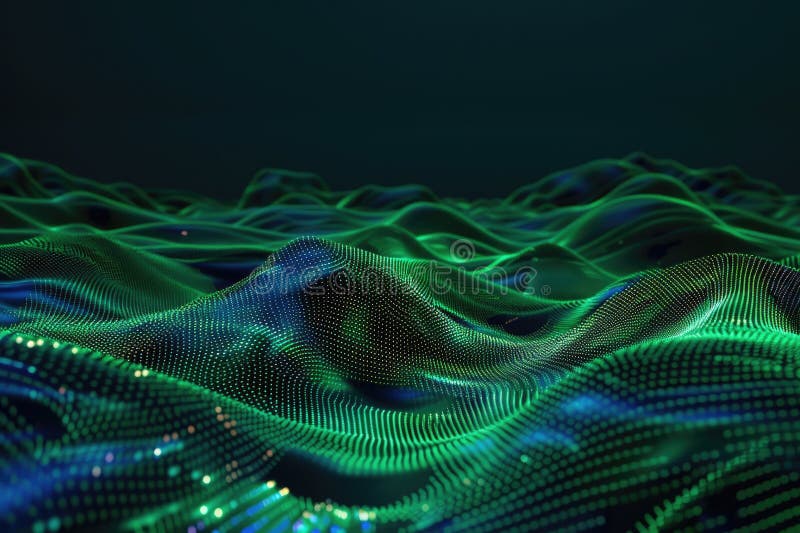 Digital Glow: a Room Ablaze with Colorful Wires and Bulbs, Showcasing ...