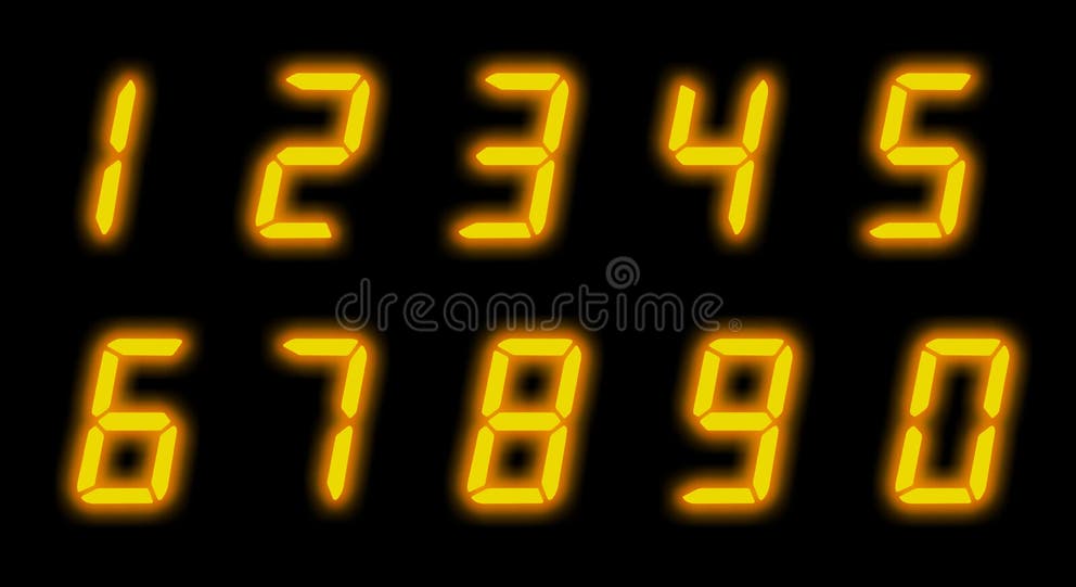 Digital Digits Stock Illustrations – 20,849 Digital Digits Stock ...