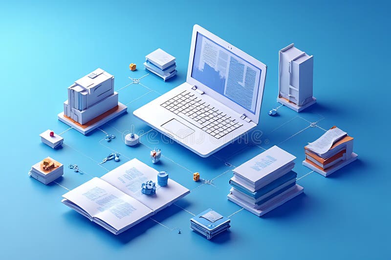 Digital Learning Environment Modern Office Graphic Design Innovative ...