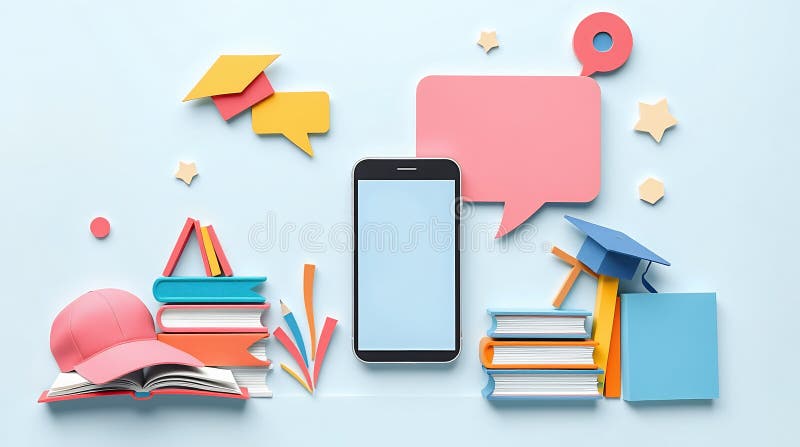 Digital Learning Environment on Tablet Screen with Virtual Classroom ...