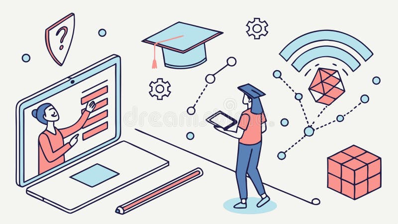 Digital Learning, Student on Laptop, Online Education, Academic ...