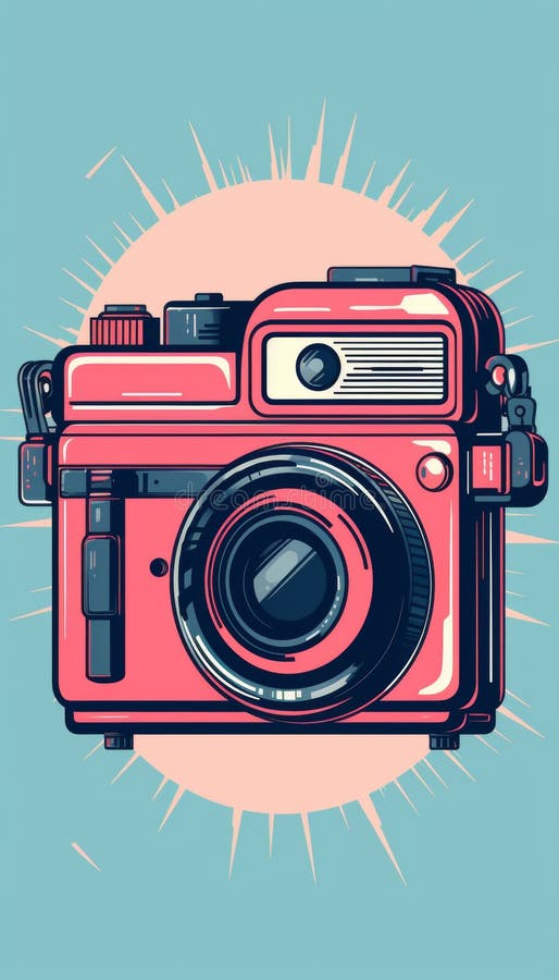 Digital Led Pixel Art 8-bit Style Illustration with Nostalgic Mood and ...