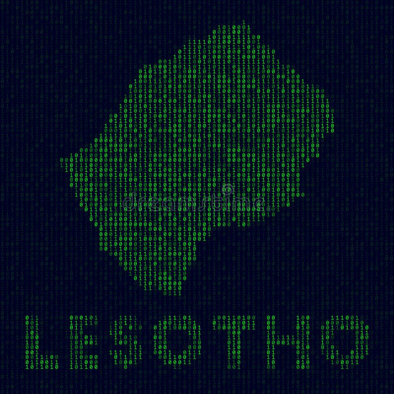 Digital Lesotho logo. stock vector. Illustration of background - 185347228