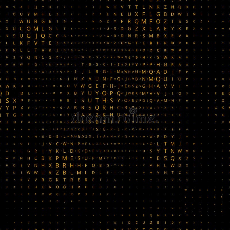 Digital letters pattern stock vector. Illustration of graphic - 53411802