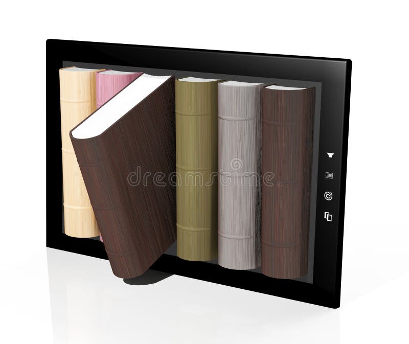 Digital library stock photo. Image of computer, information - 20189638