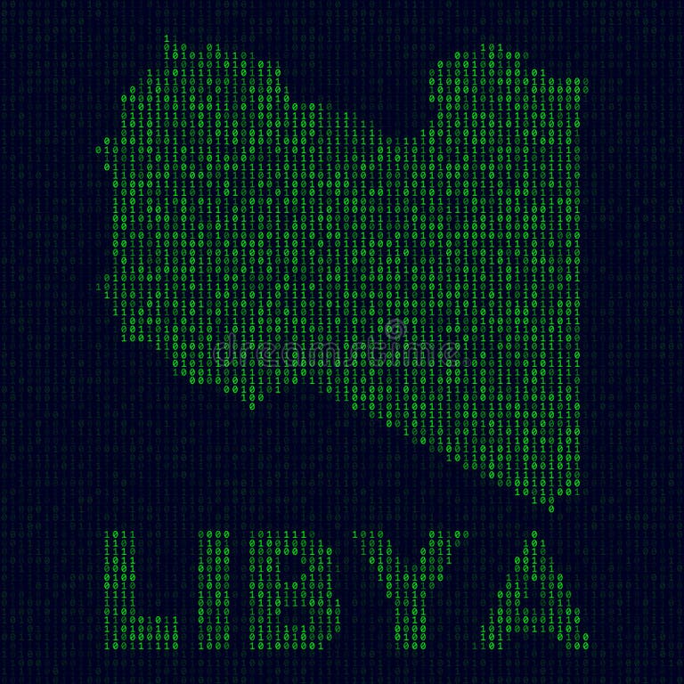Digital Libya logo. stock vector. Illustration of internet - 183811823