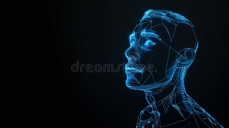Digital Life with Artificial Intelligence AI Stock Photo - Image of ...
