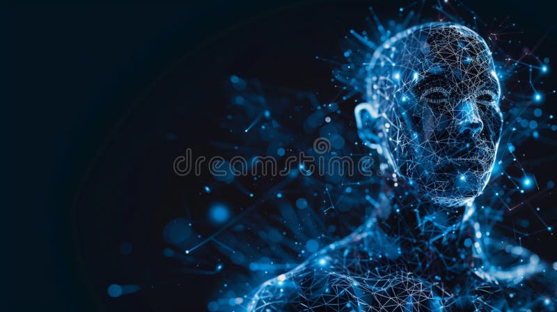 Digital Life with Artificial Intelligence AI Stock Photo - Image of ...