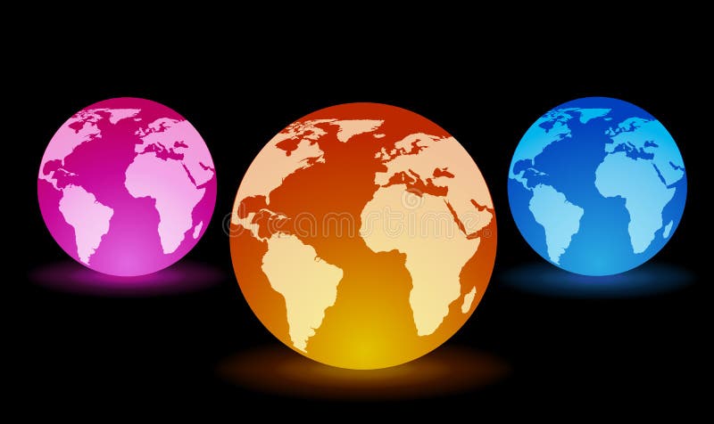 Digital Light Balls stock vector. Illustration of curve - 32743301