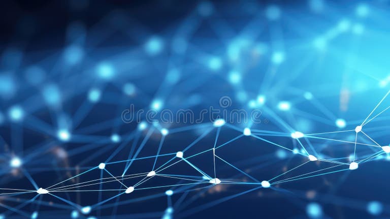 Digital Light Blue Tech Background Stock Illustration - Illustration of ...