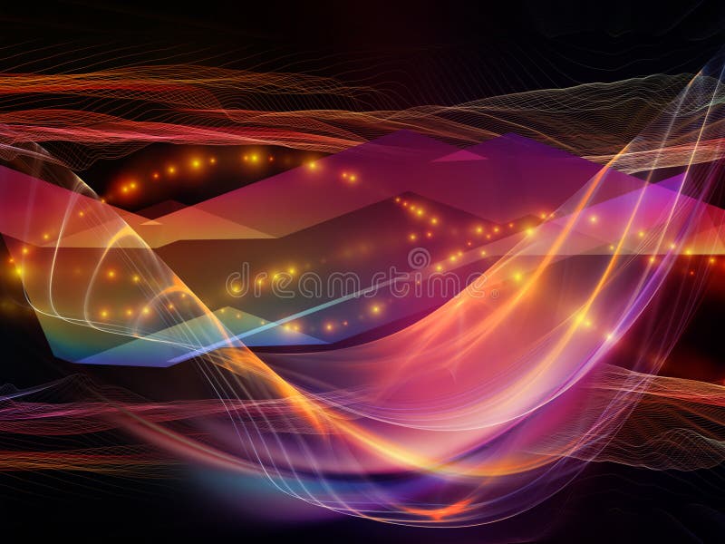 Light wave stock illustration. Illustration of speed - 23582937