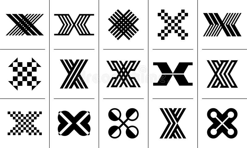 Line Art Initial Letter Logo Design Vector Template, Graphic Alphabet ...