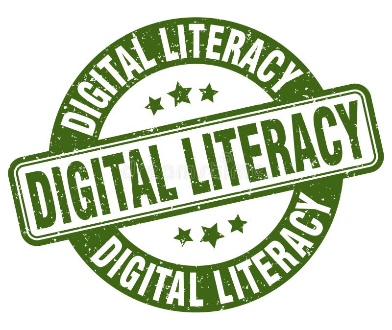 Digital Literacy Stamp. Digital Literacy Label. Round Grunge Sign Stock ...
