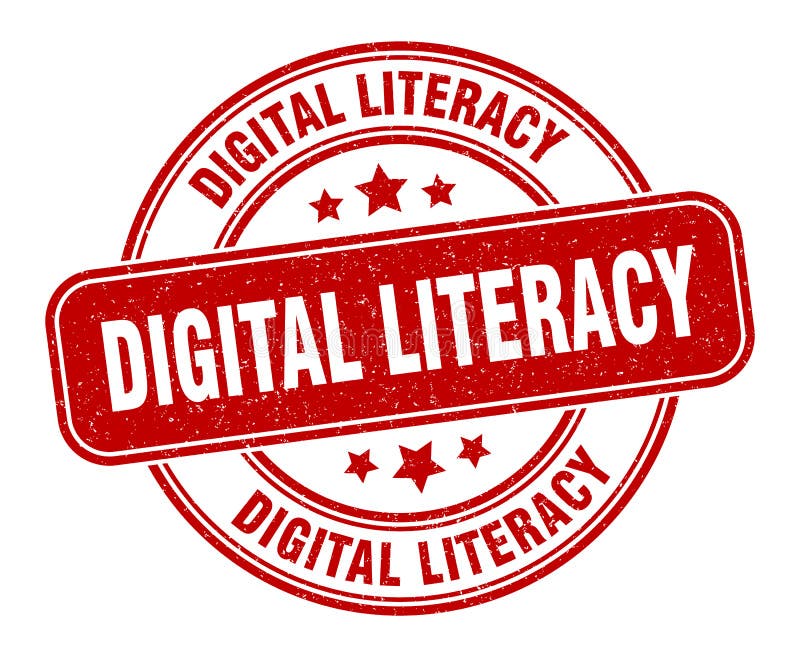 Digital Literacy Stamp. Digital Literacy Round Grunge Sign Stock Vector ...
