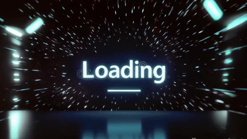 Digital Loading Symbol Motion Graphics with Green Screen Background ...