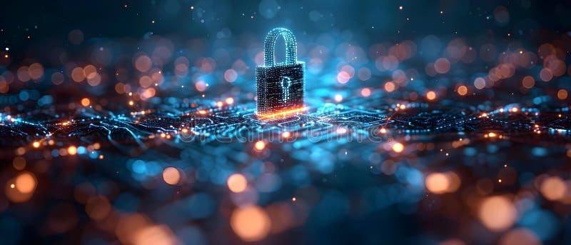 Concept Cybersecurity, Digital Locks, Technology Trends Digital Lock ...