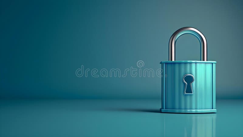 Digital Lock: Emblem of Cybersecurity. Concept Cybersecurity, Digital ...