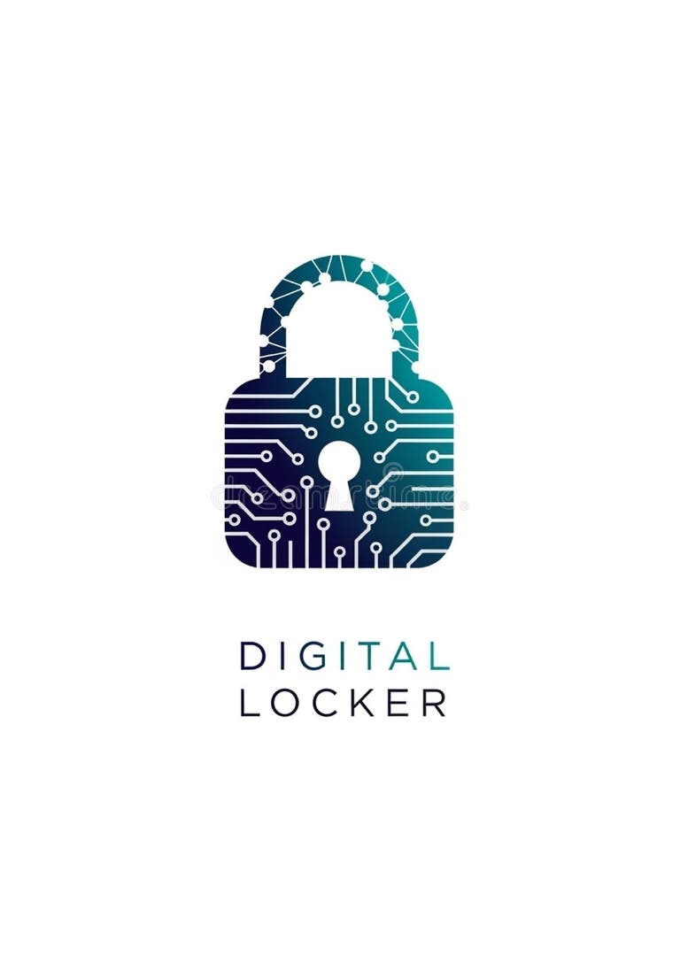 Stylized Digital Lock Icon Stock Illustrations – 1,542 Stylized Digital ...