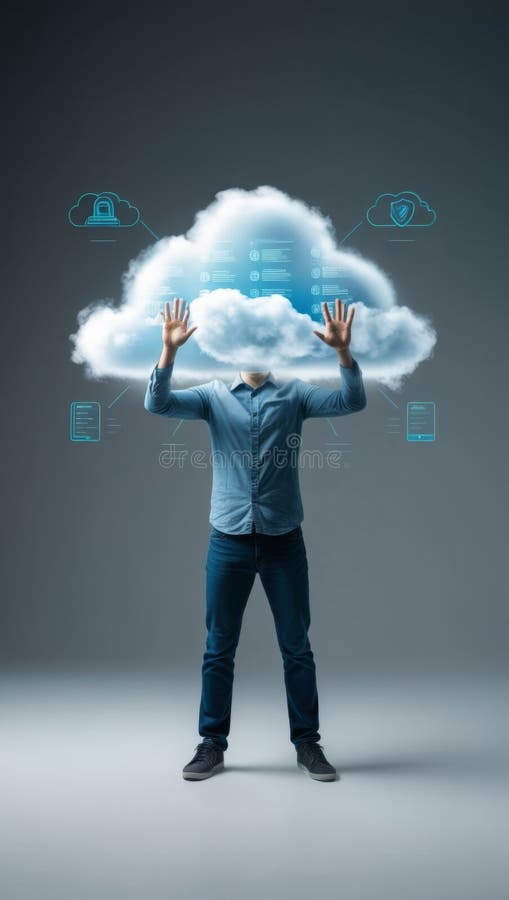 A Digital Lock Icon Hovering Over a Laptop Screen, Symbolizing the ...