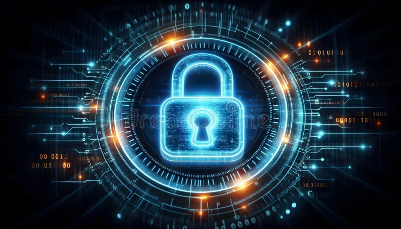 Digital Lock Cybersecurity Symbol Ai Stock Illustrations – 2,654 Digital Lock Cybersecurity ...