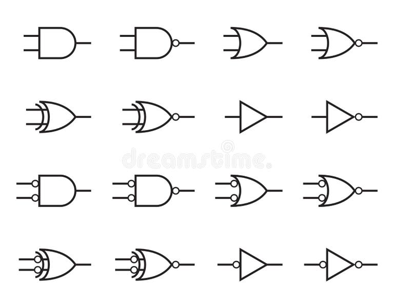 Logic Gate Stock Illustrations – 591 Logic Gate Stock Illustrations ...