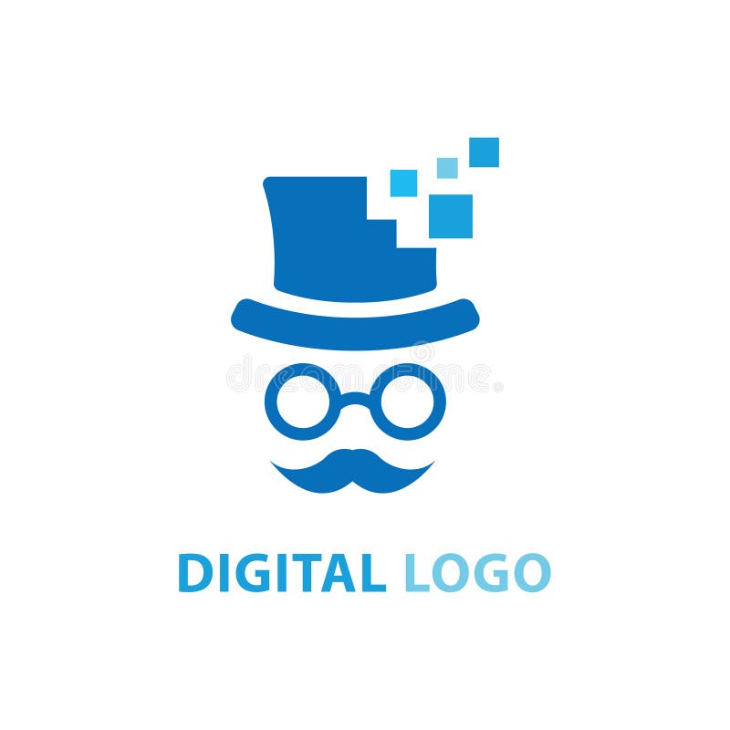 Digital Logo, Professor Ligo. E-education Logo. Digital Education Stock ...