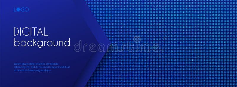 Abstract Dark Long Vector Banner. Wavy Minimal Background for ...