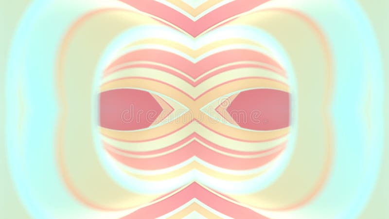 Digital Loop Animation of Multi Colored Impossible Twisted Shape. 3d ...