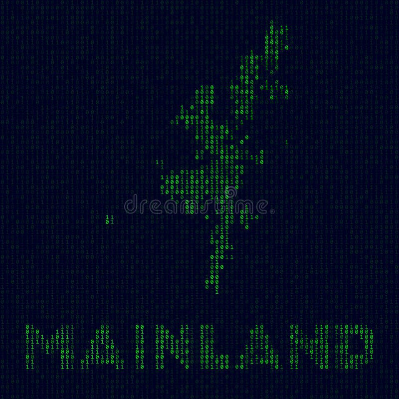 Digital Mainland logo. stock vector. Illustration of destination ...