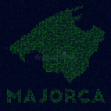 Digital Majorca logo. stock vector. Illustration of majorca - 183707531