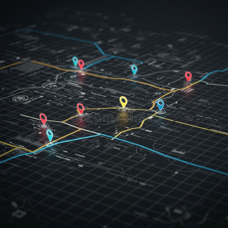 Multicolored Map Pins Stock Illustrations – 411 Multicolored Map Pins ...