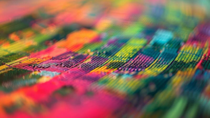 A Digital Map of a Farm with Colourcoded Areas Displaying Profit Margins of Different Crops ...