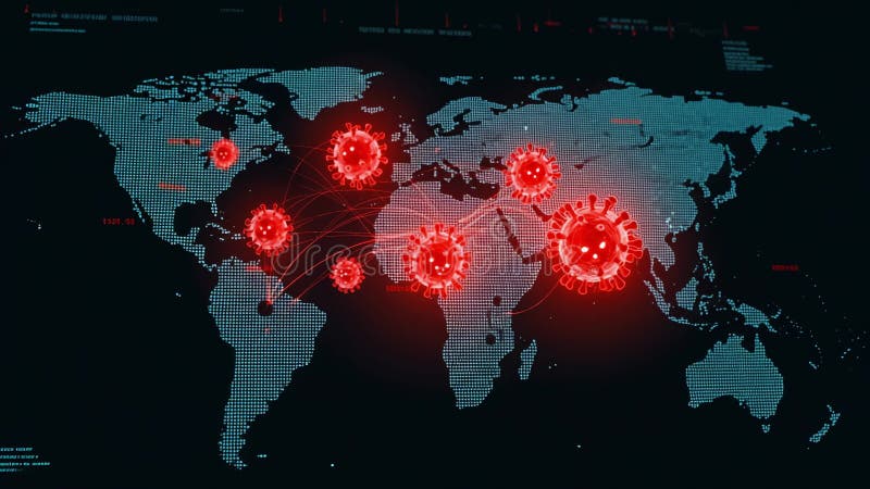 A Digital Map Vividly Illustrates the Global Spread of Viruses ...