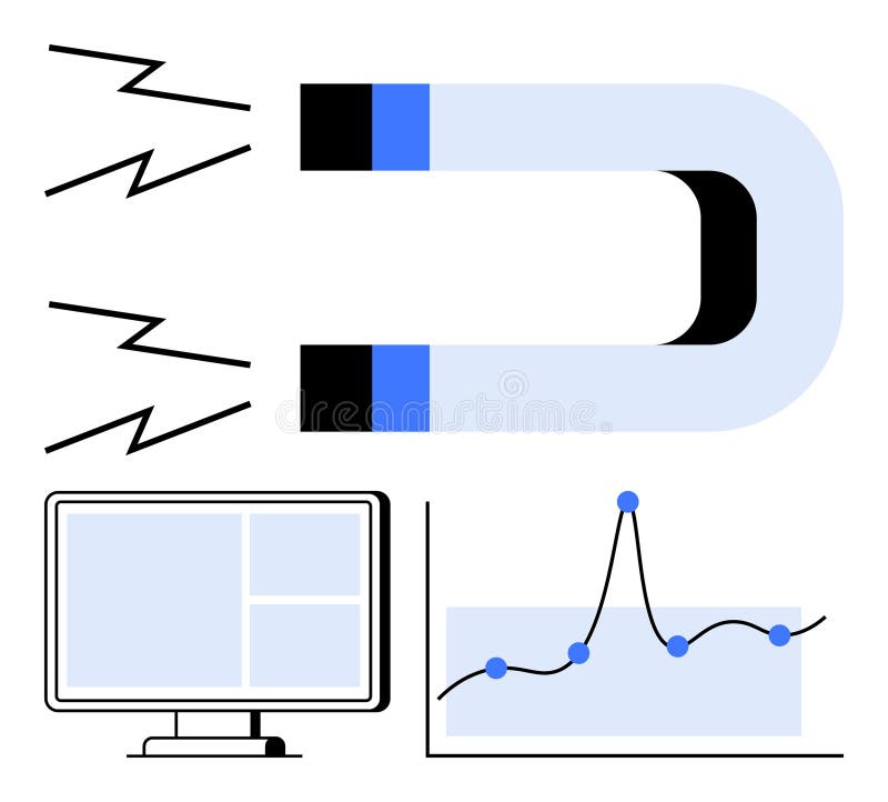 Computer Magnet Stock Illustrations – 3,469 Computer Magnet Stock ...