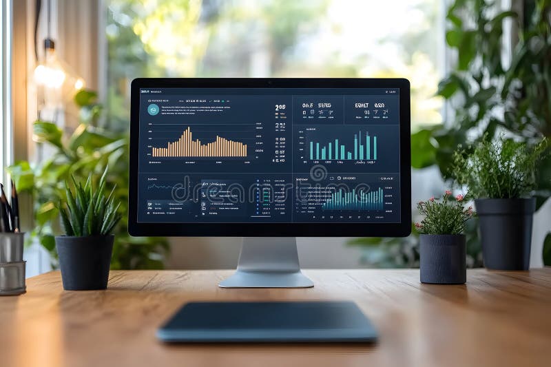Digital Marketing Dashboard Showing E-commerce Sales Growth, Charts and ...