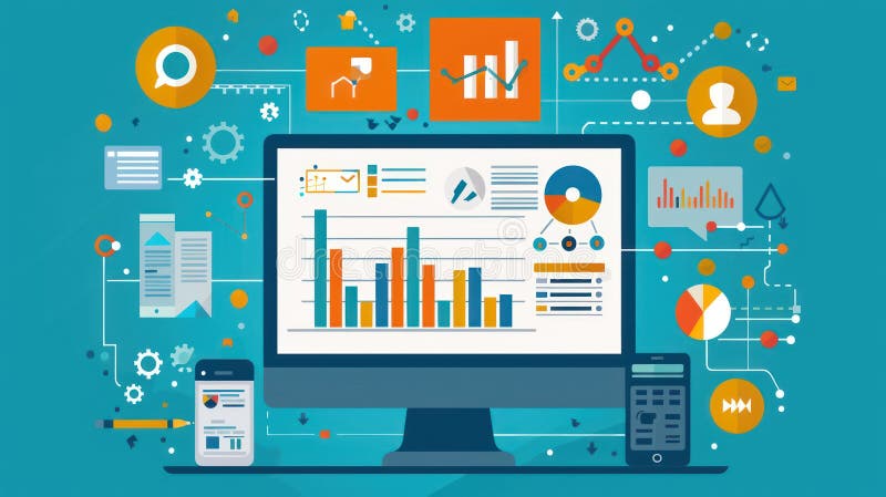 Digital Marketing Decoded: Analyzing Stats for Market Success Stock ...