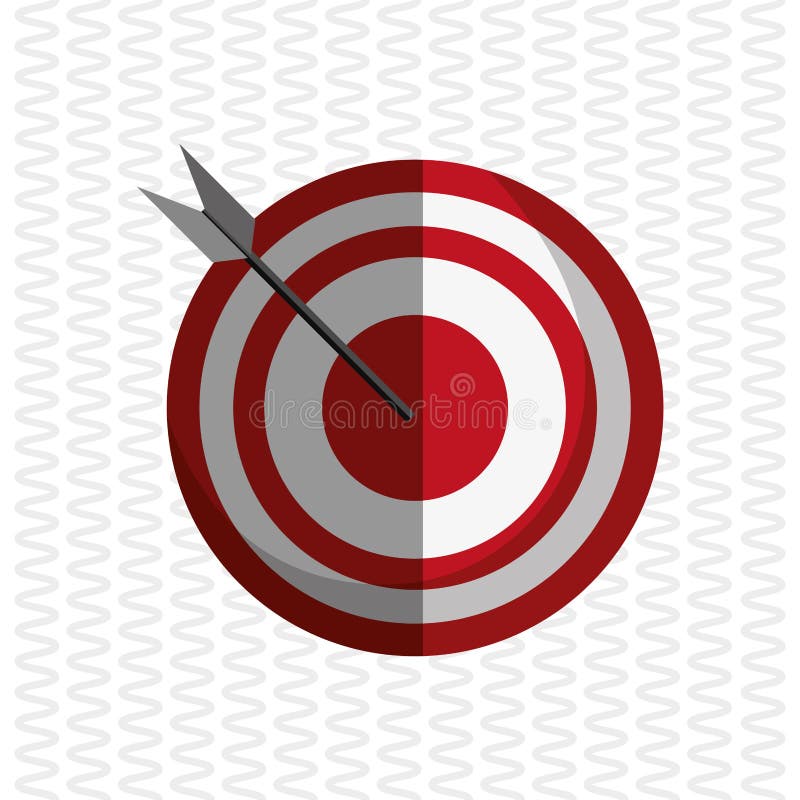 Digital Marketing Design. Target Icon. Multimedia Concept Stock Vector ...